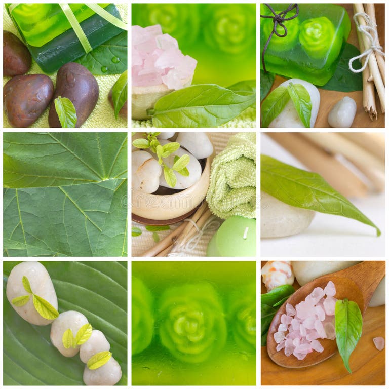 Spa collage stock image. Image of clean, collage, decoration - 19137155
