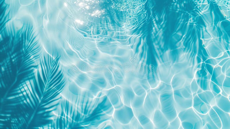 Spa Concept Water Background with Blue Aqua Texture Stock Illustration ...