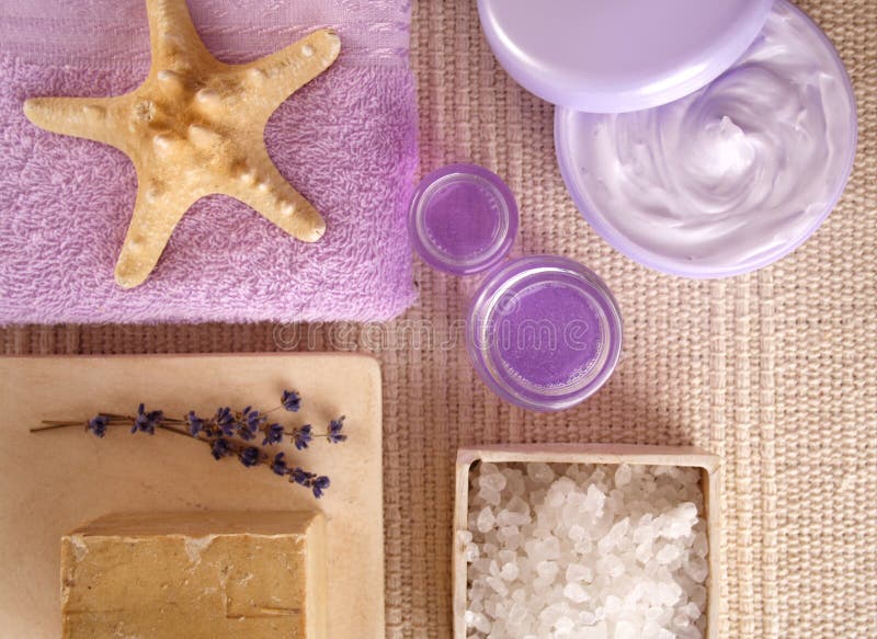 SPA cosmetics series stock photo. Image of aging, herbal - 4434728
