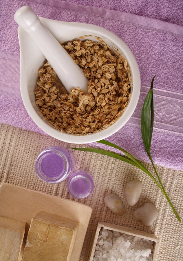 SPA cosmetics series stock photo. Image of aging, herbal - 4434728