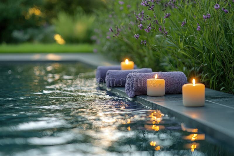 A Spa Day Inspired by Spring, Relaxing and Fresh, Wellness Theme Stock ...