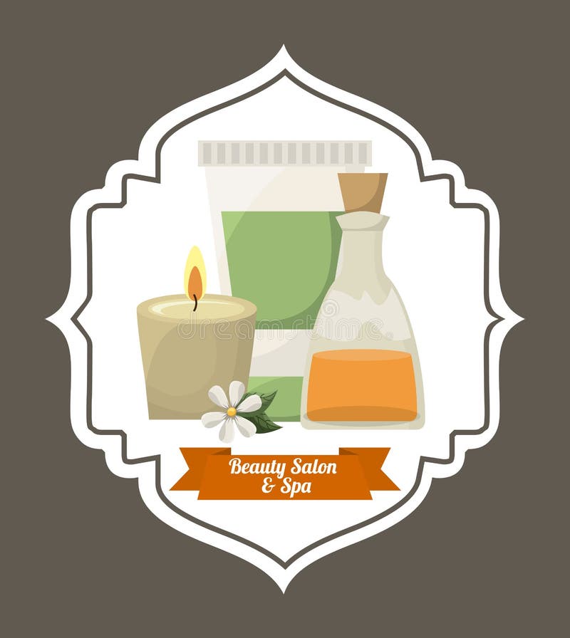 Spa design stock vector. Illustration of cream, boutique - 45744861