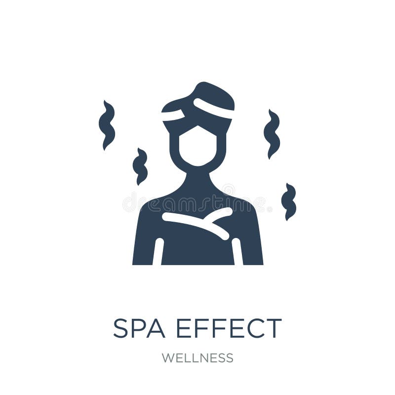 Spa Effect Icon in Trendy Design Style. Spa Effect Icon Isolated on ...