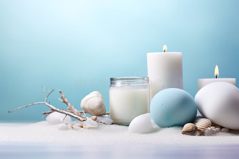 Spa Essentials: Relaxation and Self-Care Stock Illustration ...