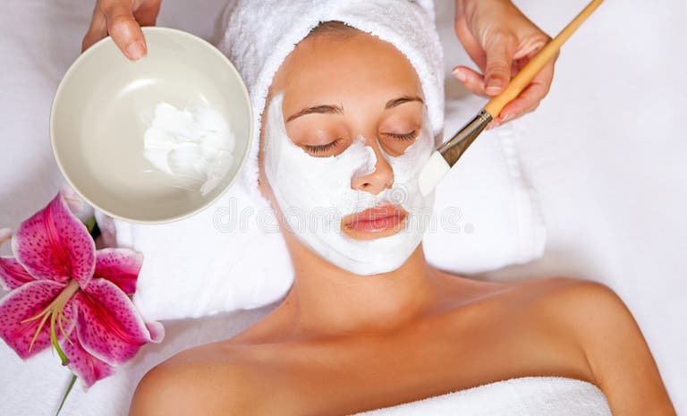 Spa face mask stock photo. Image of cosmetics, moistening - 26148840