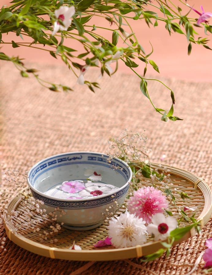 Spa floral composition stock photo. Image of flower, abstract - 53504530