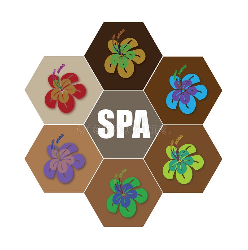 Spa Flower stock illustration. Illustration of detail - 6348010