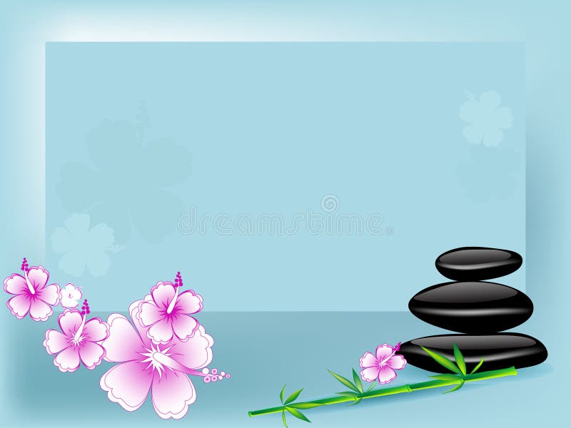 Spa frame stock vector. Illustration of corner, flower - 14810953