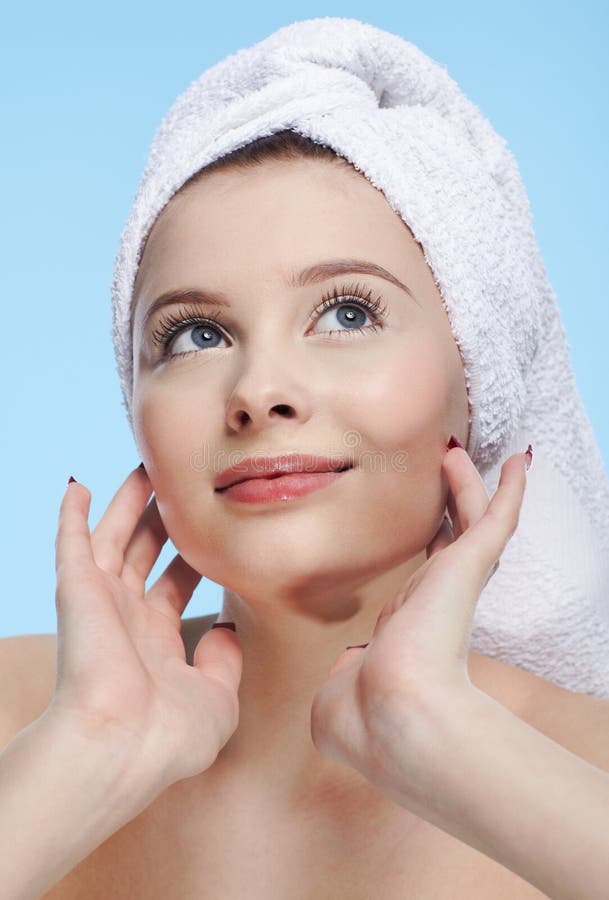 Spa girl stock photo. Image of girl, expression, looking - 17056786