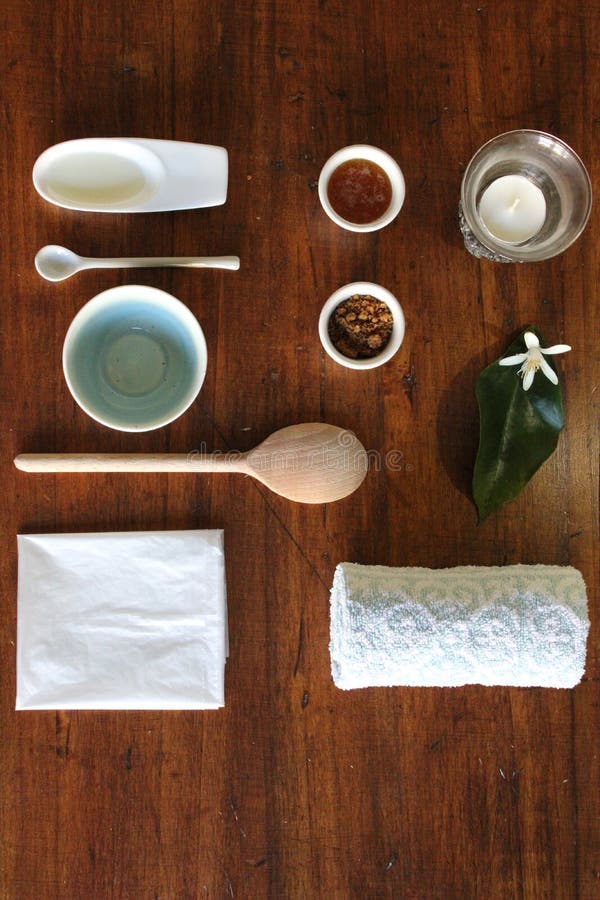 Homemade Hand Spa Treatment with Sugar and Honey Stock Photo - Image of ...