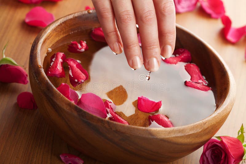 Spa for hands stock image. Image of aromatherapy, hand - 18132661