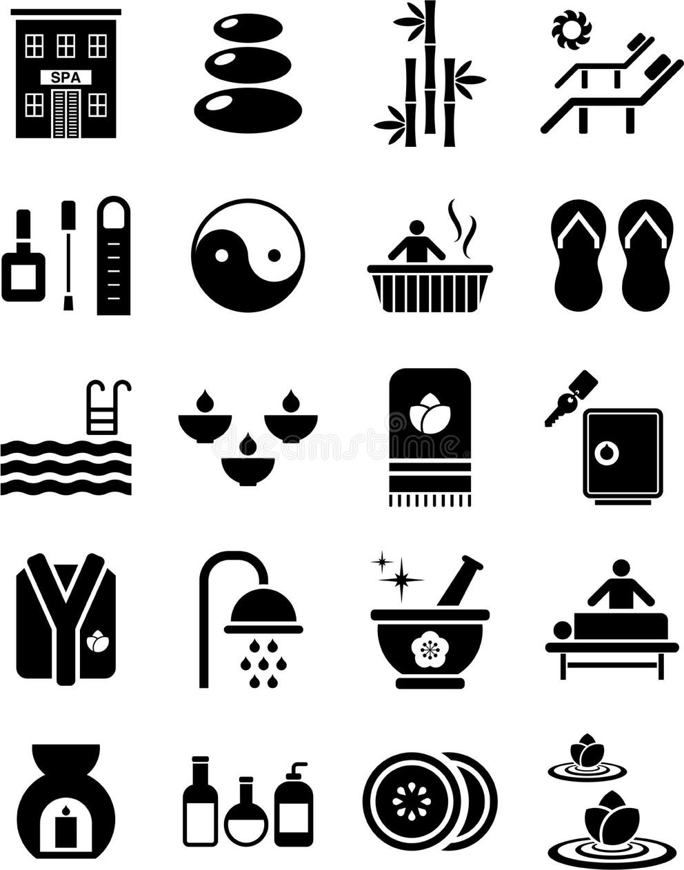 Pictogram Spa Stock Illustrations – 15,750 Pictogram Spa Stock ...