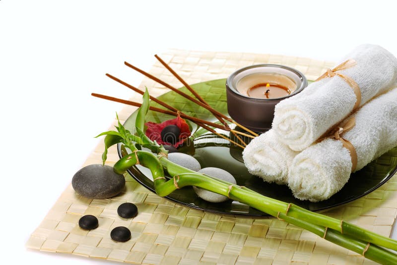 Spa with incense sticks stock photo. Image of incense - 7674180
