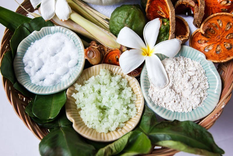 Healthy Lifestyle with Green Herbal Spa , Wellness and Massage Tools ...