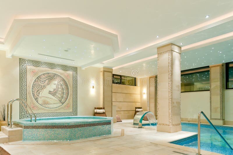 Private spa room stock image. Image of sauna, jacussi - 7750009