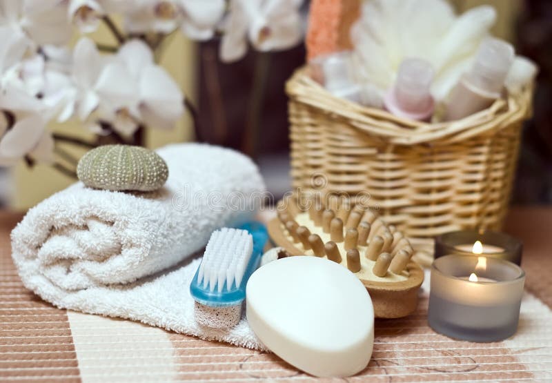Spa items stock image. Image of comfortable, freshness - 4025057