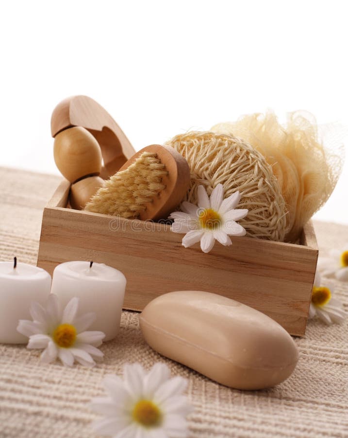 SPA items stock image. Image of skincare, luxury, clean - 4596583