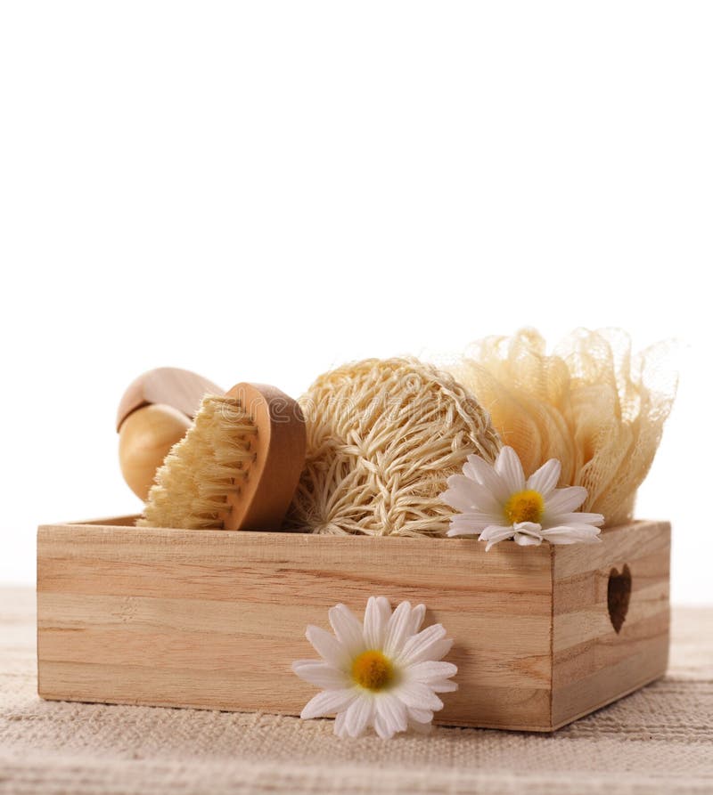 SPA items stock image. Image of sponge, hygiene, nature - 4596591