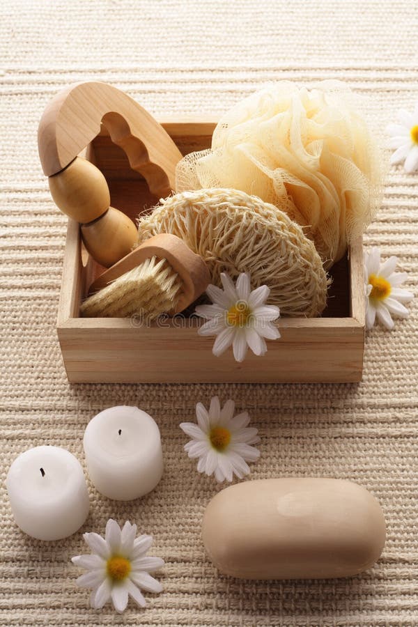 Spa items stock image. Image of hotel, condition, body - 4024585