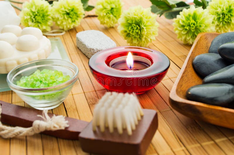 Spa items closeup stock image. Image of healthy, perfume - 24540147