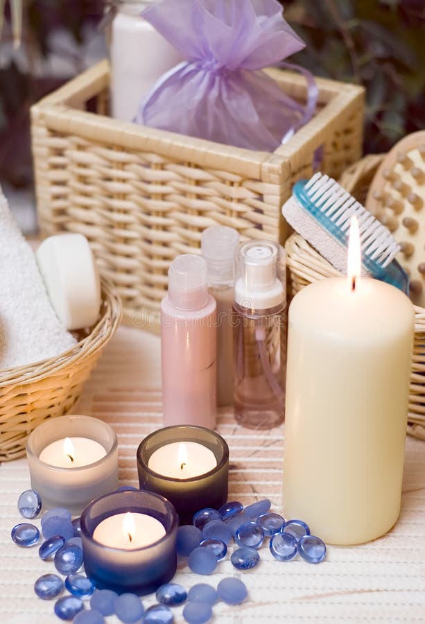 Spa items stock image. Image of hotel, condition, body - 4024585