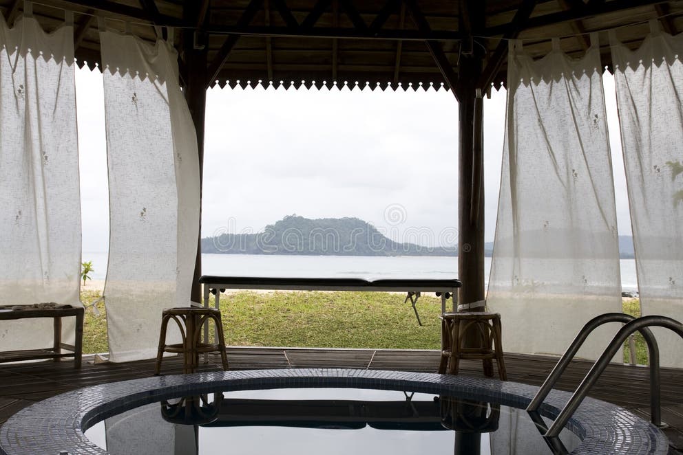 Spa landscape stock photo. Image of outside, reflected - 5887436