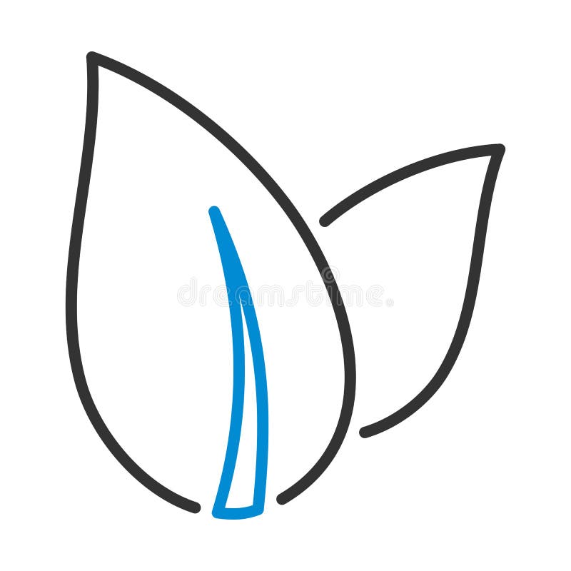 Spa Leaves Icon stock vector. Illustration of friendly - 250790789