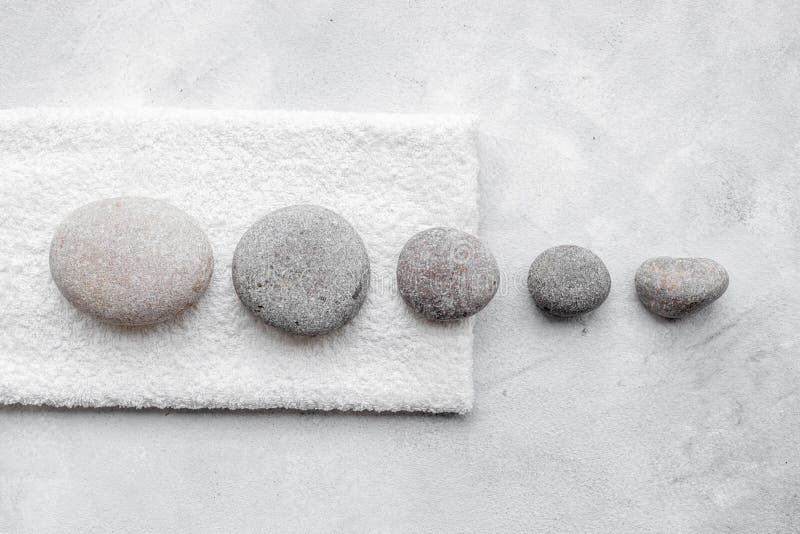 Spa Massage Gray Stones. Beauty Treatment Background Stock Image ...