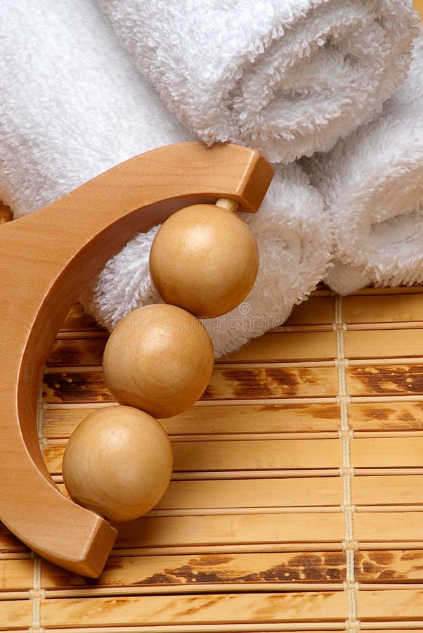 Spa massage tool stock image. Image of soothing, body - 13082805