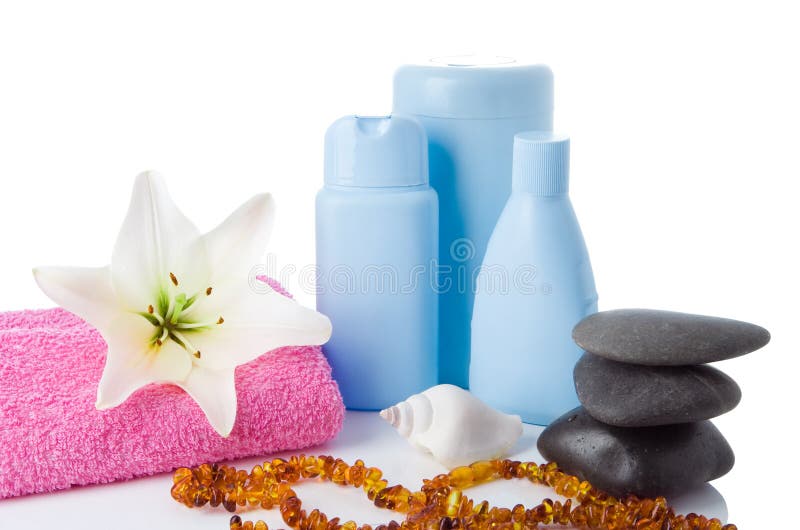 Spa objects and flower stock image. Image of healthy, care - 2963979