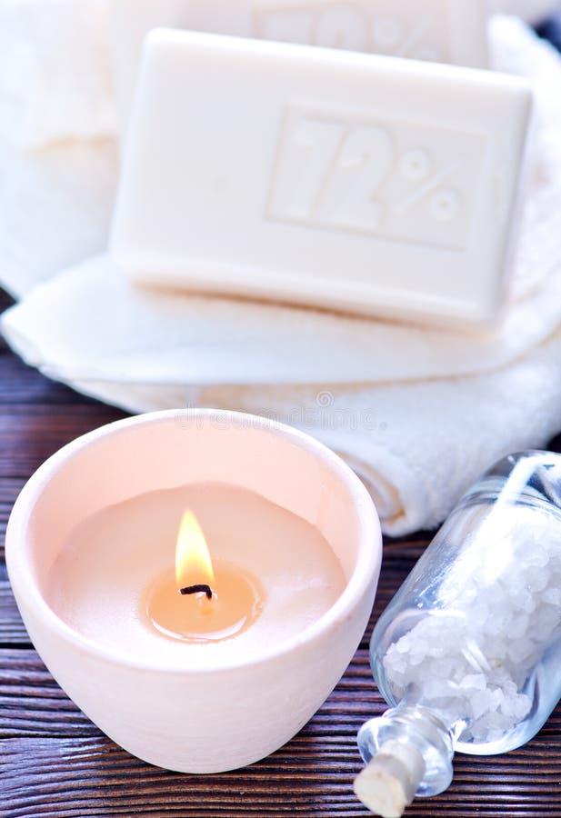 Spa objects stock photo. Image of salt, hygiene, cosmetic - 60134208
