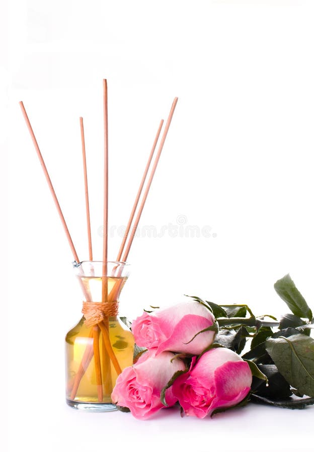 Spa oil and twoels stock photo. Image of white, bottle - 9558364