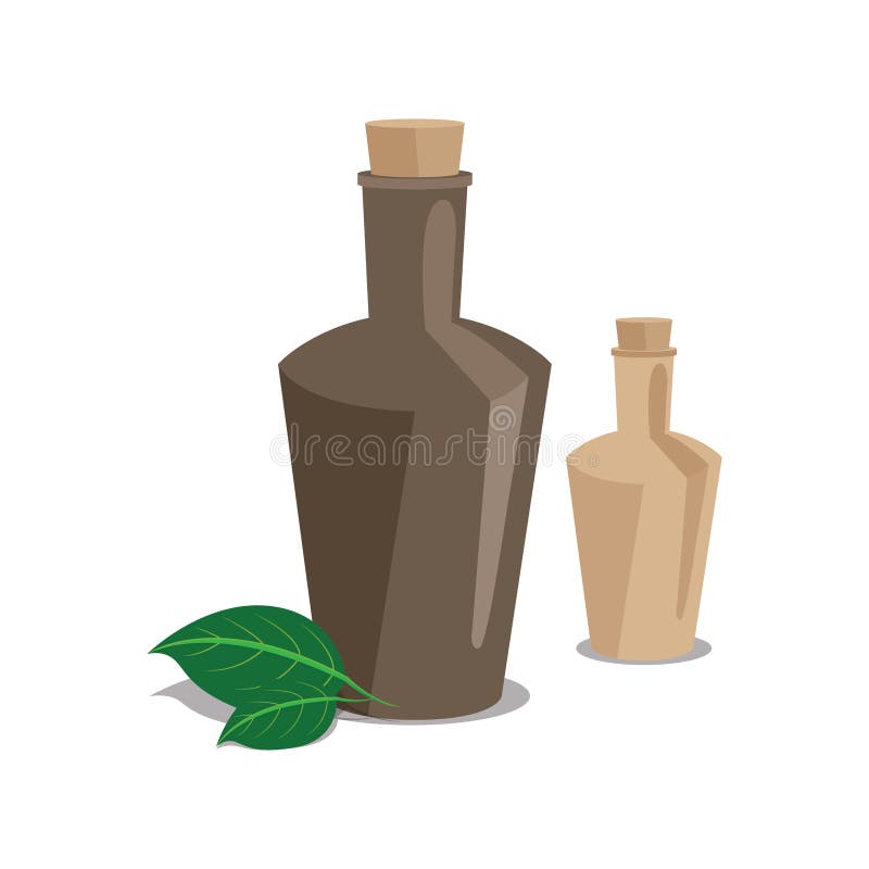 Spa Oils. Vector Illustration Decorative Design Stock Vector ...