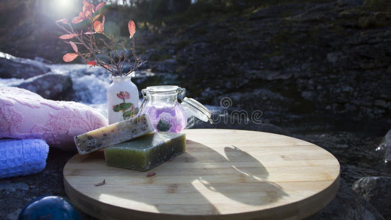 Spa in the open air stock photo. Image of water, natural - 127480506