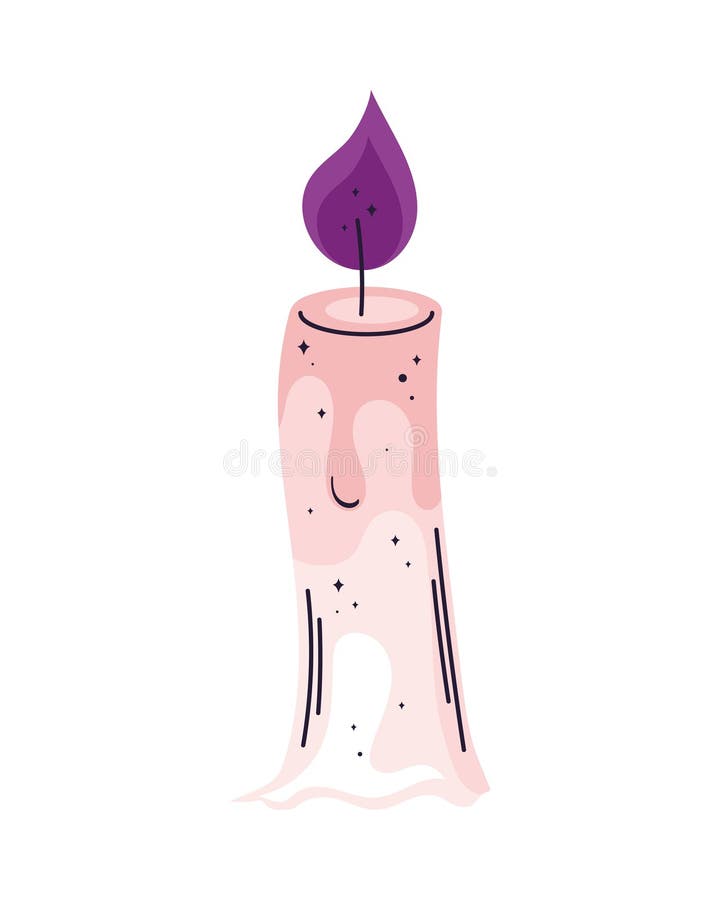 Spa pink candle wax stock vector. Illustration of fragrance - 283943477