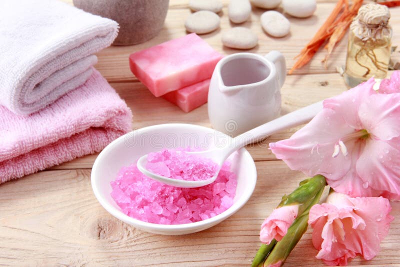 Pretty in Pink Spa (02) stock image. Image of beauty, mauve - 438739