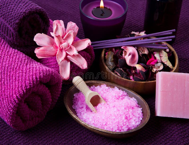 Spa stock image. Image of deluxe, purple, lifestyle, healthcare - 35396449
