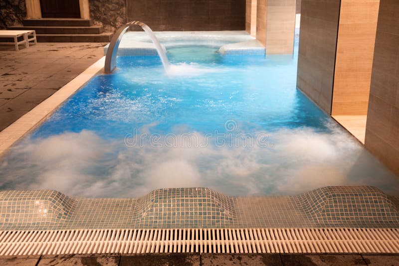 Hot Tub stock image. Image of pure, backyard, relax, pool - 25982221