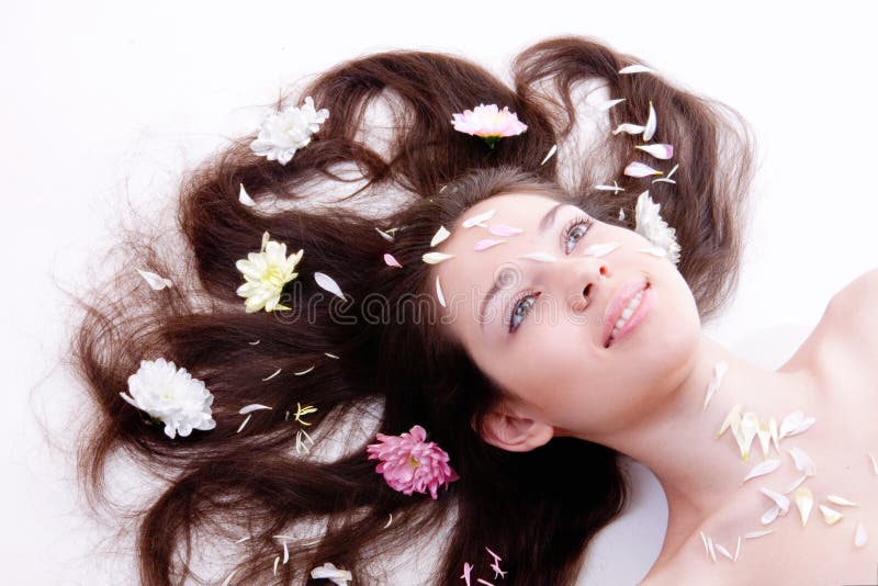 Spa portrait stock image. Image of smile, isolated, female - 12274357