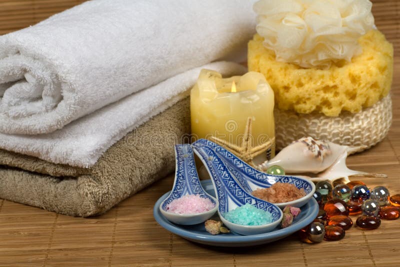 Spa products. See similar stock photo. Image of shampoo - 12693644