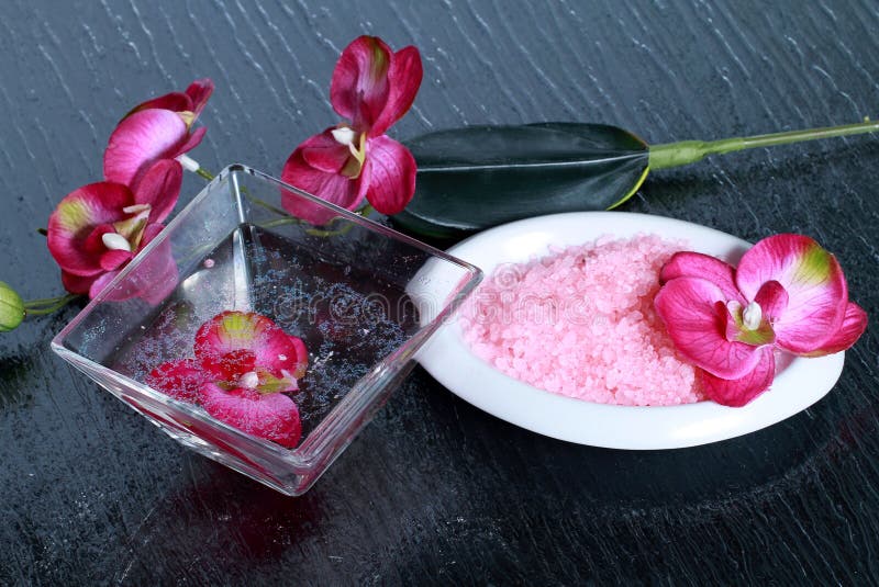 Lavender relax in spa stock image. Image of relax, crystals - 11920151