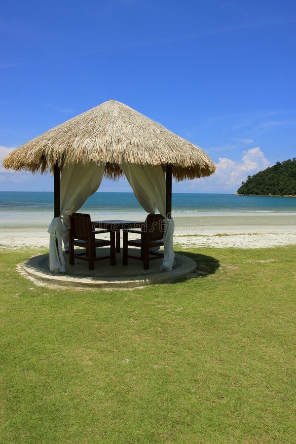 Spa Relaxation Hut stock image. Image of beach, asia, privacy - 6640725