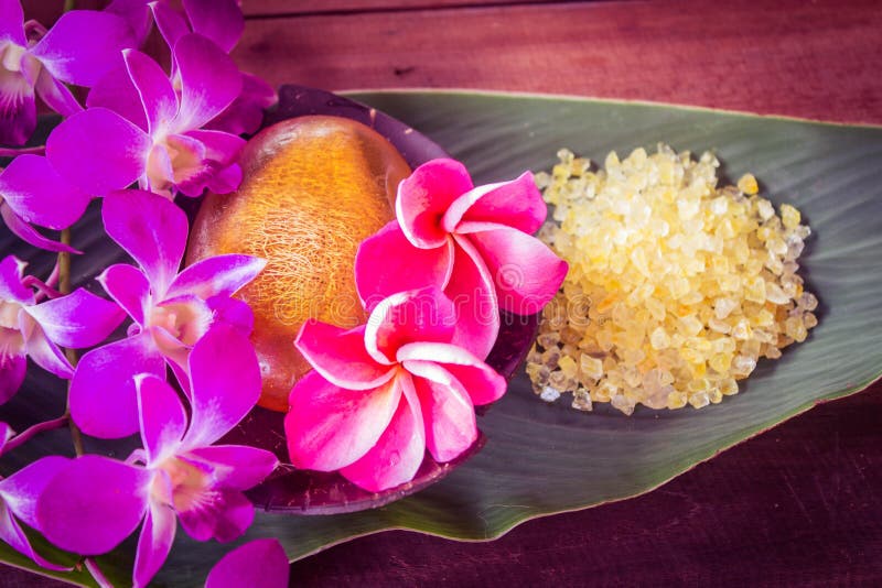 Spa for a relaxing stock photo. Image of salt, massage - 62954560