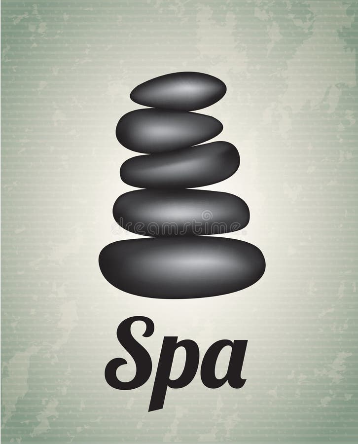 Spa rocks stock vector. Illustration of lifestyle, perfection - 31016814