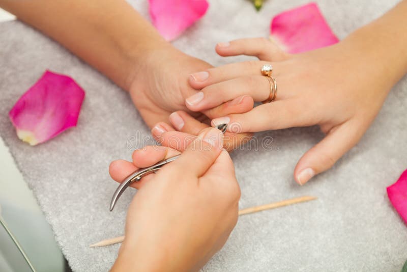 Spa salon. Manicure stock photo. Image of cutting, pinchers - 40243974