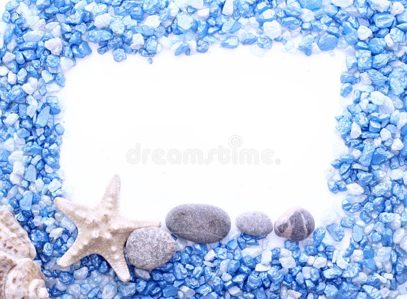 Spa salt frame decoration stock photo. Image of decoration - 12604748