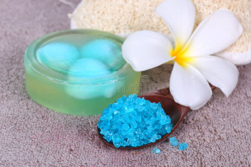 The spa scrubs set stock photo. Image of close, clean - 31231816