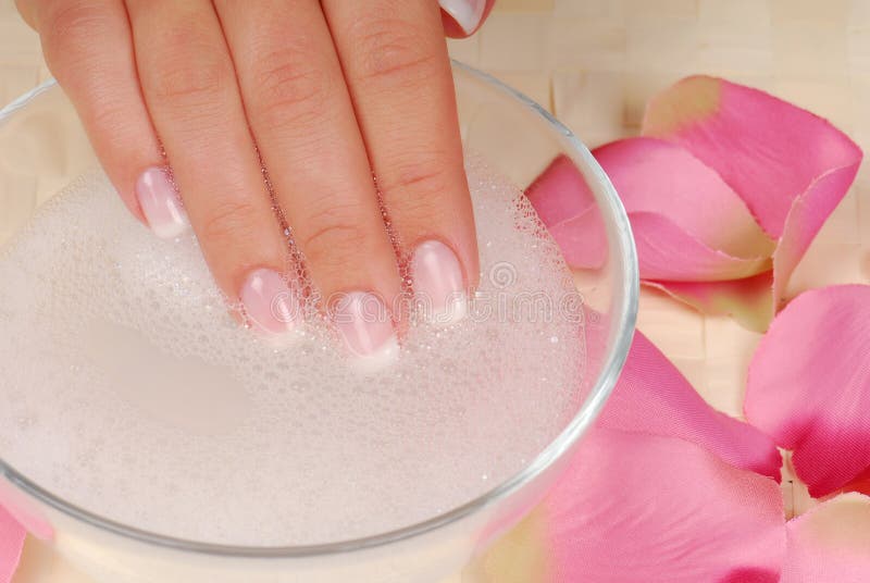 Spa services stock image. Image of close, pink, color - 4532135