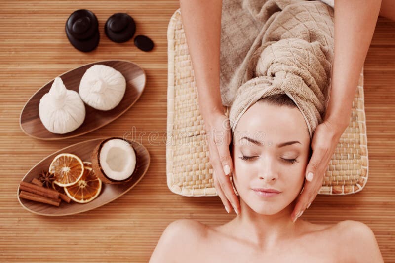 Spa session stock photo. Image of young, leisure, attractive - 54998902