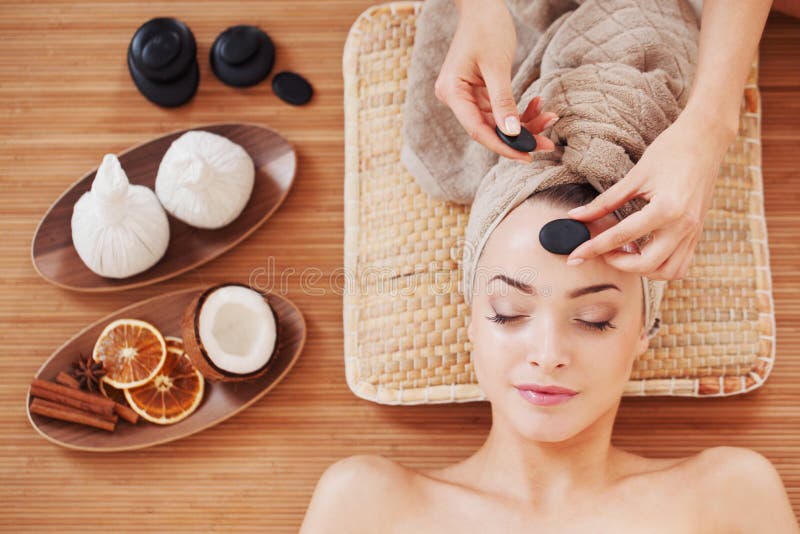 Spa session stock image. Image of adult, happy, handsome - 55207403